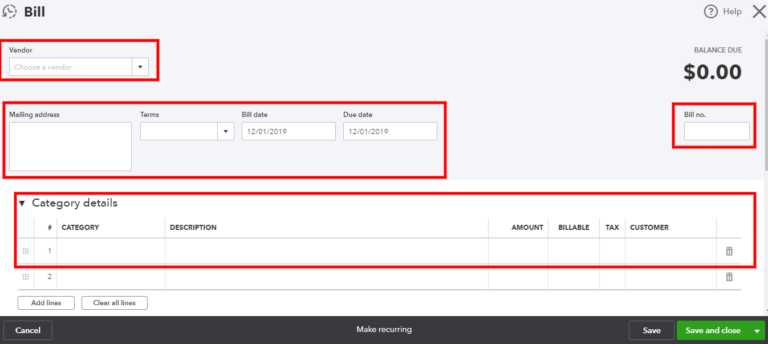 4 Ways to Enter Bills Already Paid in Quickbooks Online – Paperless Books